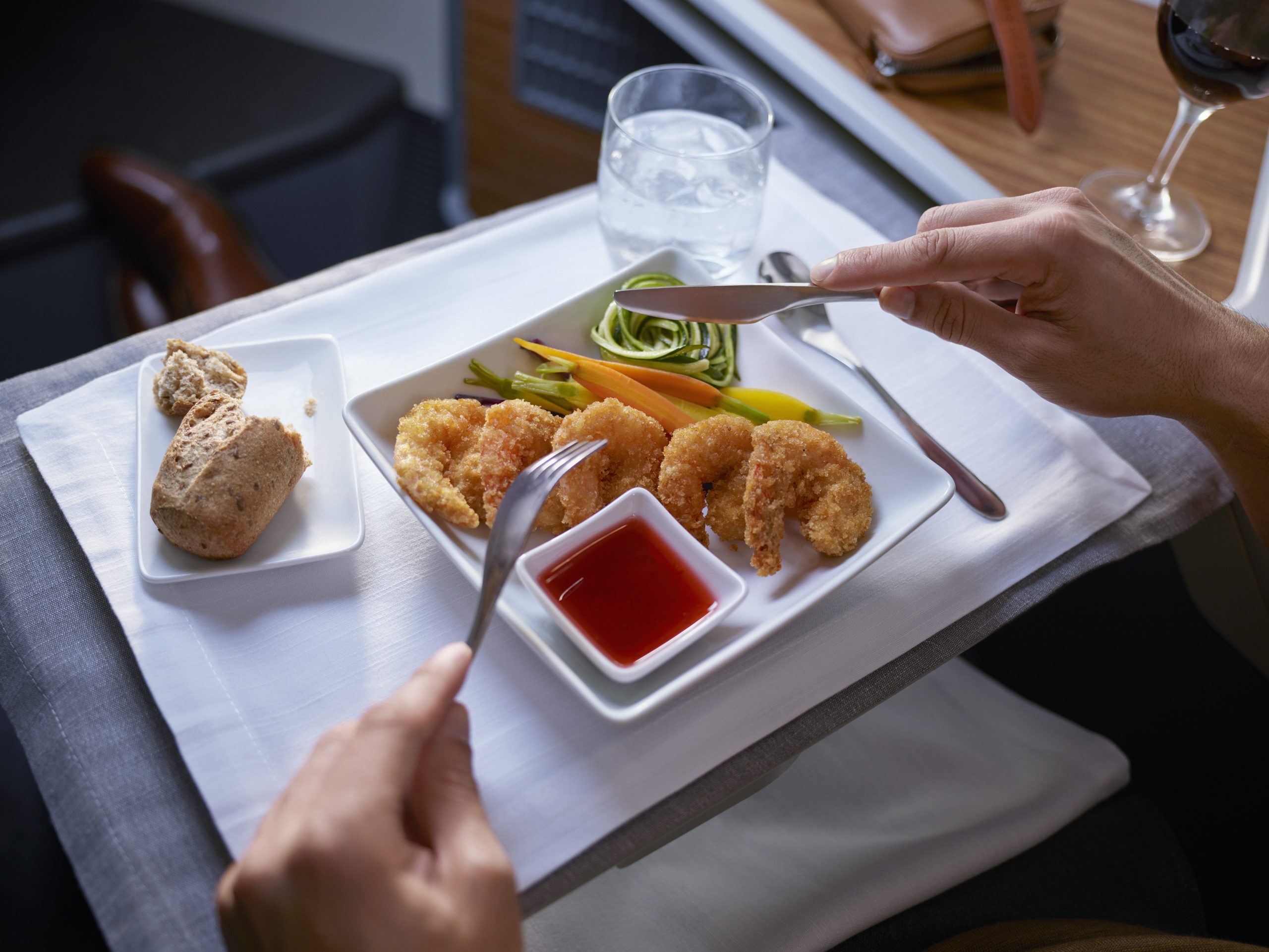 American Airlines First Class Meals