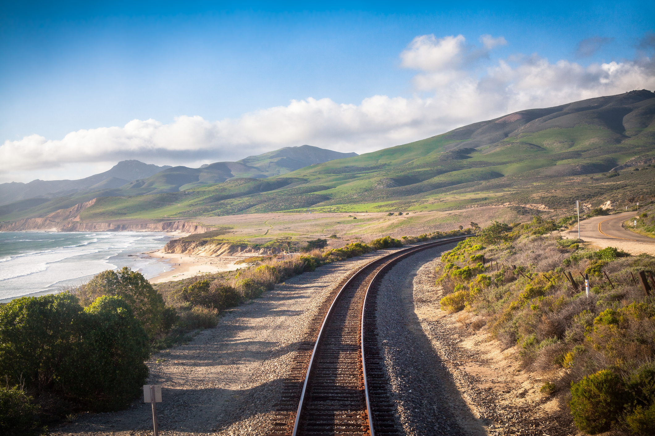 Amtrak Coast Starlight Route Map Overnight On Amtrak: California